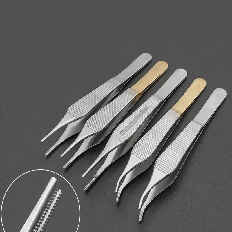 Stainless Steel Cartilage Stainless Steel Tweezers With Teeth Adipose ...