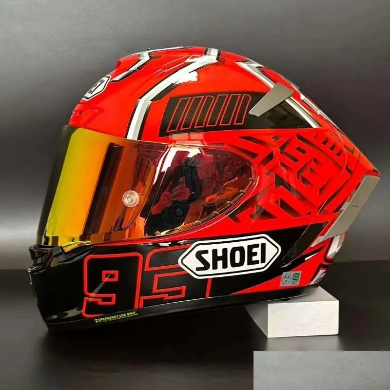 X Spirit Iii Marquez 4 Full Face Motorcycle Shoei Motorcycle Helmets ...