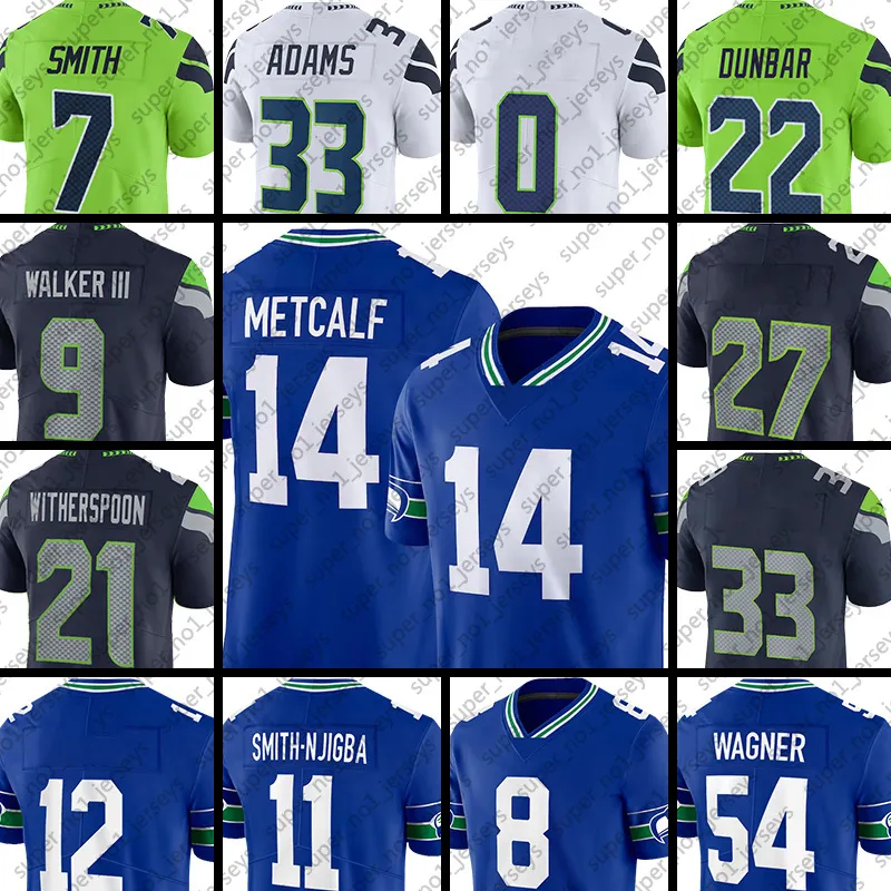 Men's American Football Tops Featuring Jaxon Smith Njigba, DK Metcalf, Devon Witherspoon, Geno ...