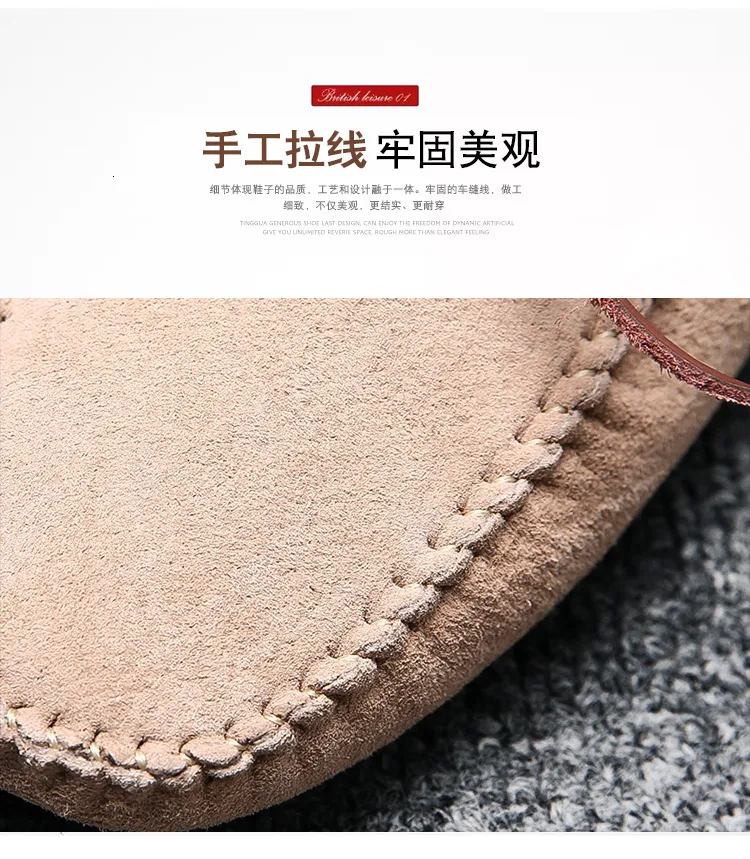 Bean Boots Men Slip-On Casual Leather Shoes Wide Fit Pointed Toe for ...