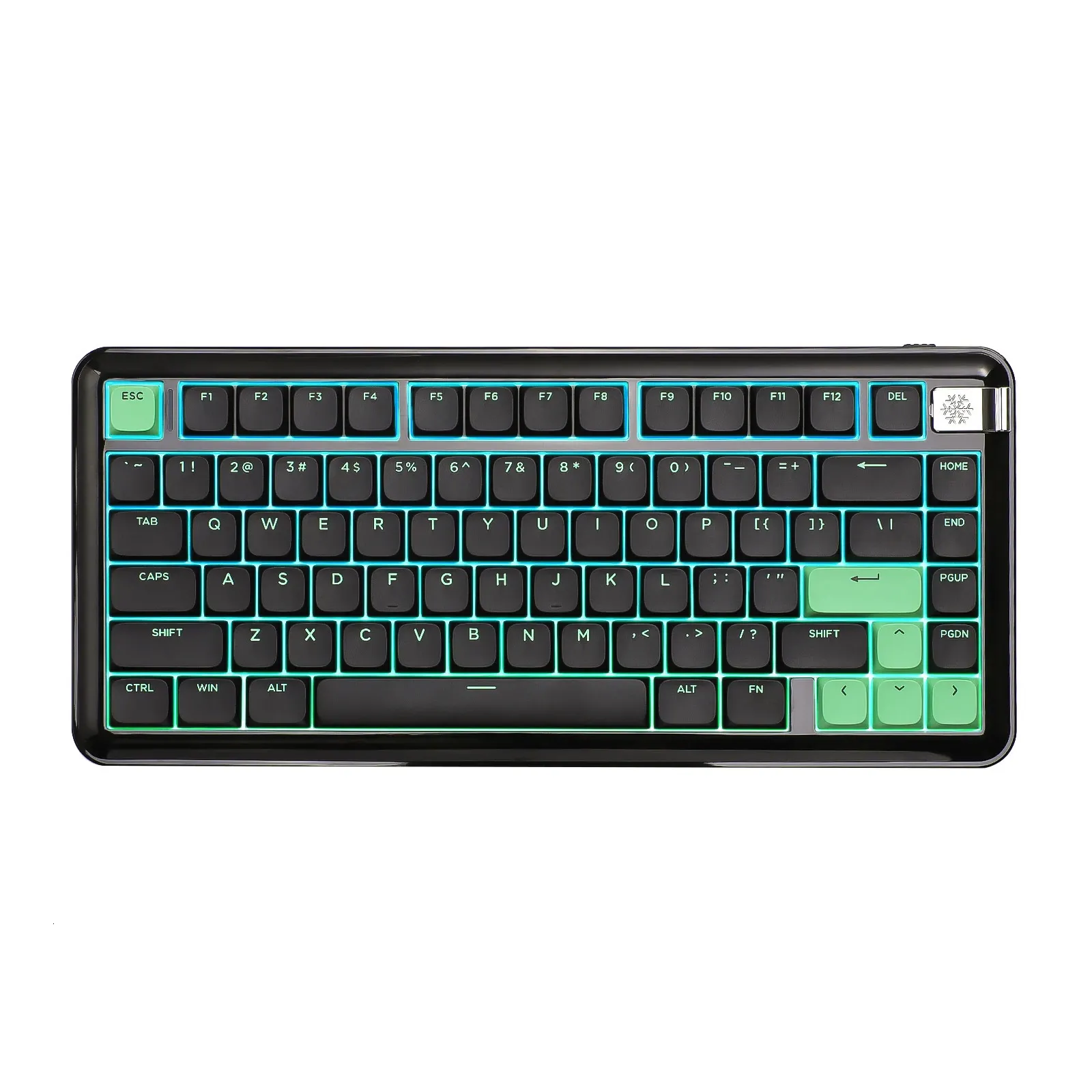 YUNZII L75 Wireless Mechanical Keyboard 75 Portable Low Profile Slim ...