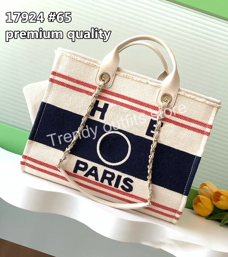 2025 Newest Tote Bag Beach Canvas Large Capacity Bag Luxury Design Size ...