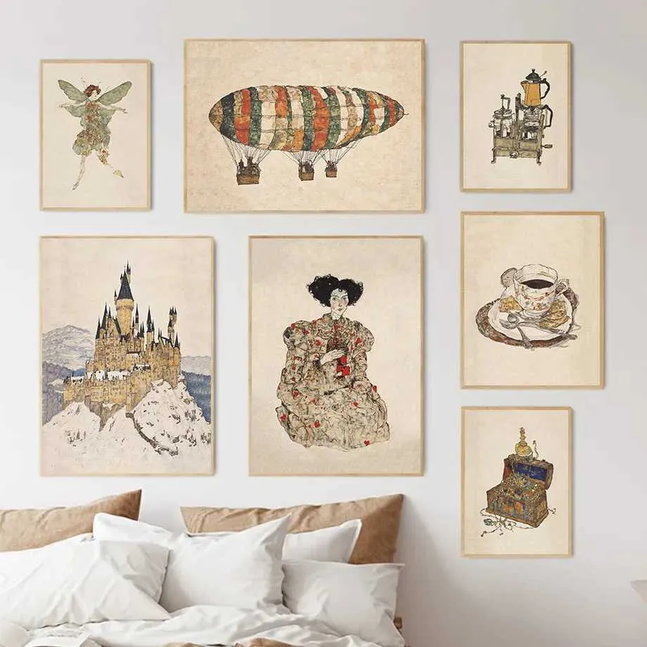 Modern Minimalist Architecture Castle Fairy Tale Art Abstract ...