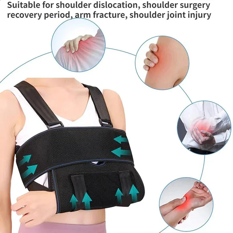 Elbow Brace Support Shoulder Sling Immobilizer Broken Fractured Arm ...