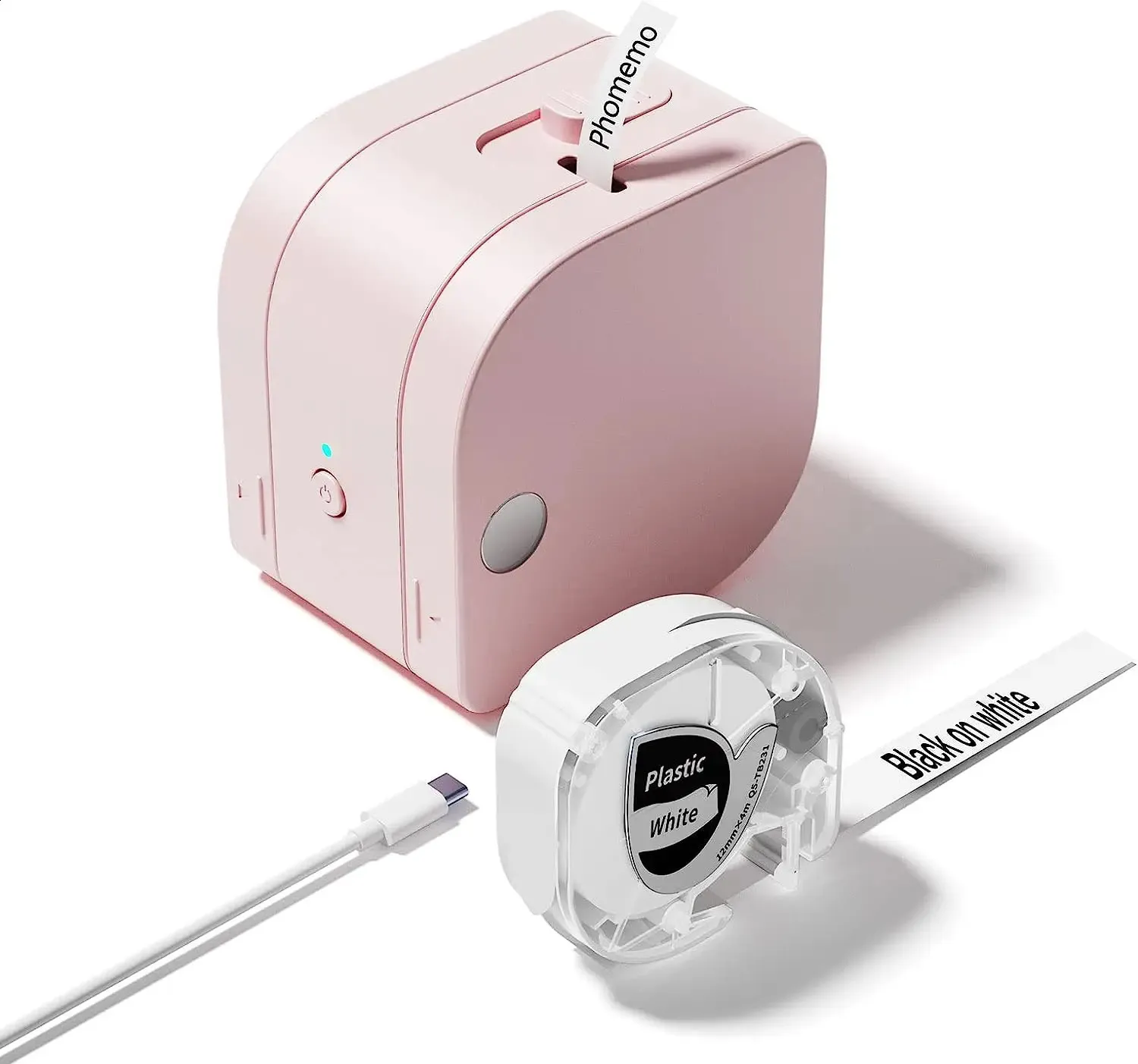 Portable Label Printer - Mini Sticker Printer for Satin Ribbon & Iron ...