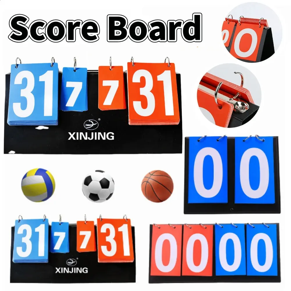 Lightweight Manual Basketball Score Card For Sports Scoreboards Ideal ...