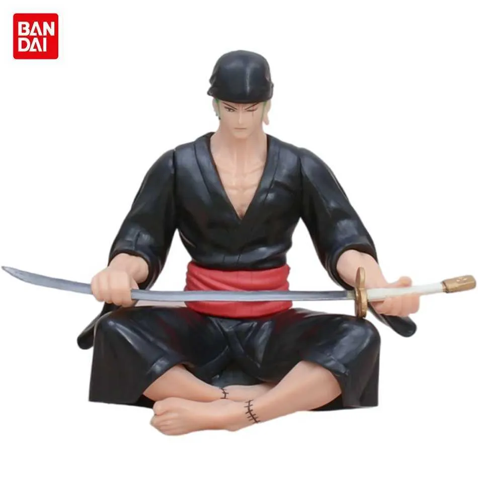One Piece Roronoa Zoro Black Clothes Fighting PVC Action To Figure Out ...