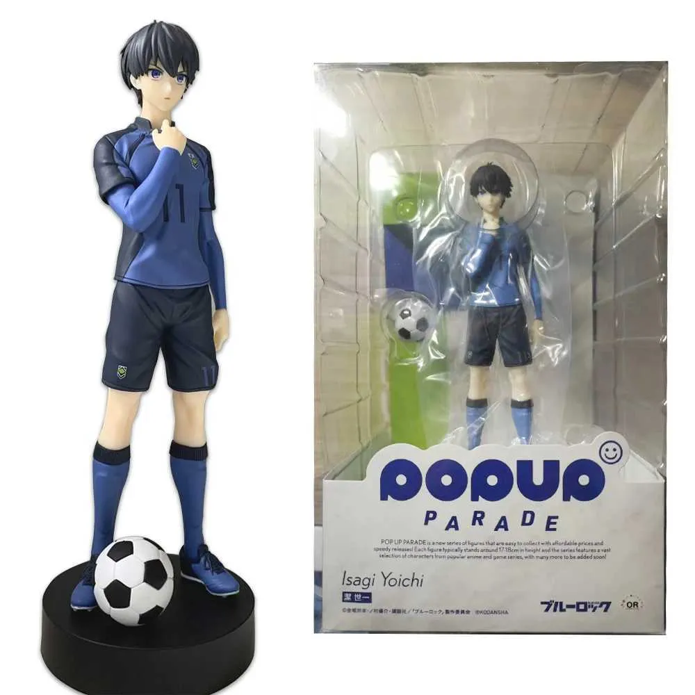 18CM Blue Lock Isagi Yoichi Ball Park Figure Chigiri Hyoma PVC Standing ...