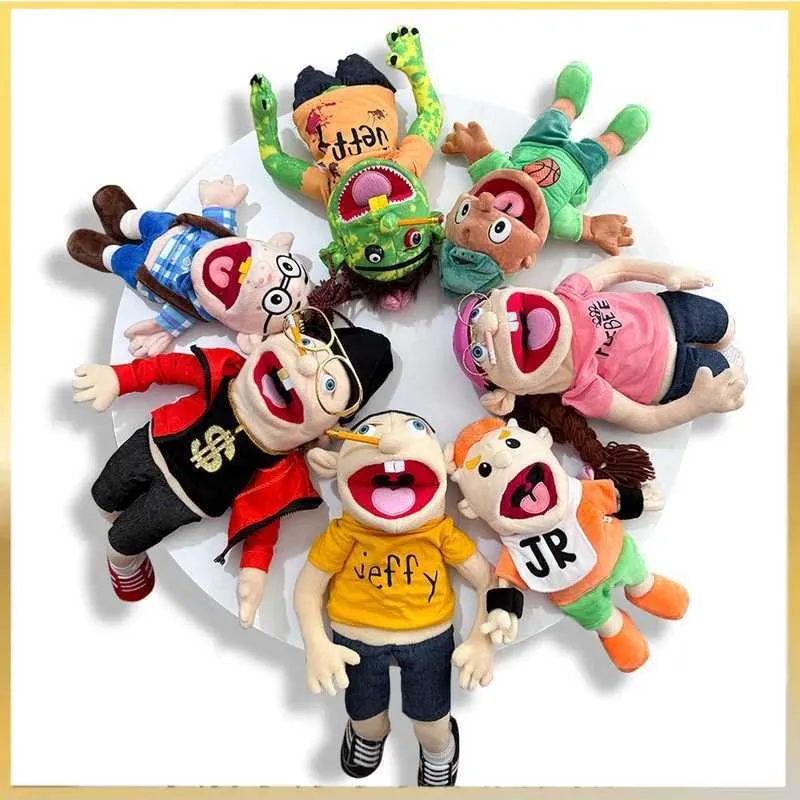 Cute Zombie Boy Plush Hand Puppet - Soft Stuffed Animal Toy for Kids ...