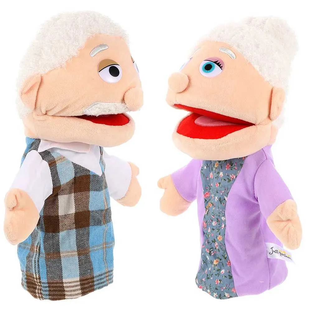 Character Plush Hand Puppets Set, Role Play Educational Glove Puppets ...