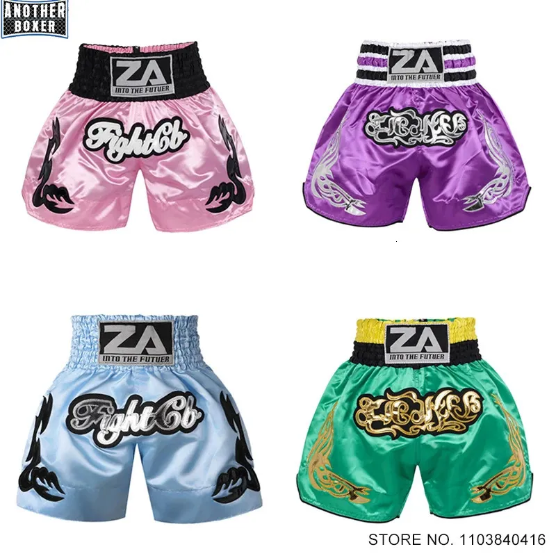 Muay Thai Shorts Boxing Shorts Womens Rens Satin Boxing Pants MMA ...