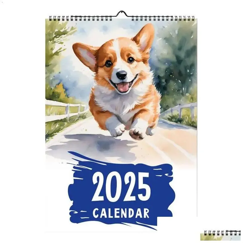 Wholesale Cute Spiral Boundary Moon Corgi Canvas Art Wholesale For ...