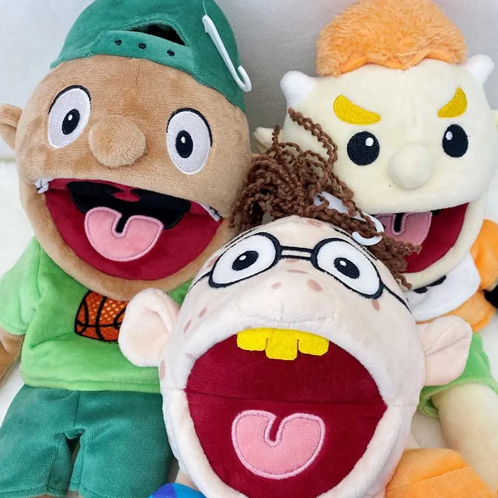 Plush Animal Puppets: Soft Character Hand Puppets For Storytelling ...