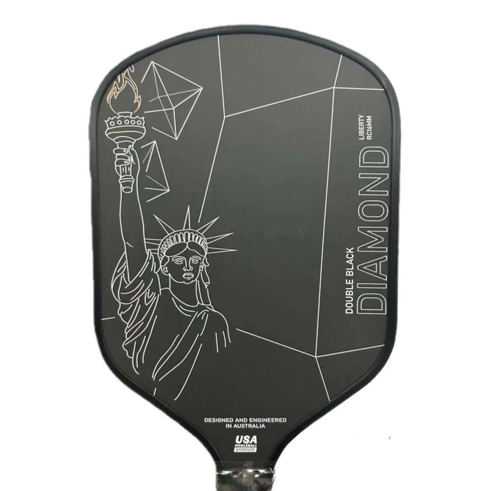 Statue Of Liberty Peach Racket In English Carbon Fiber Cloth Pattern ...