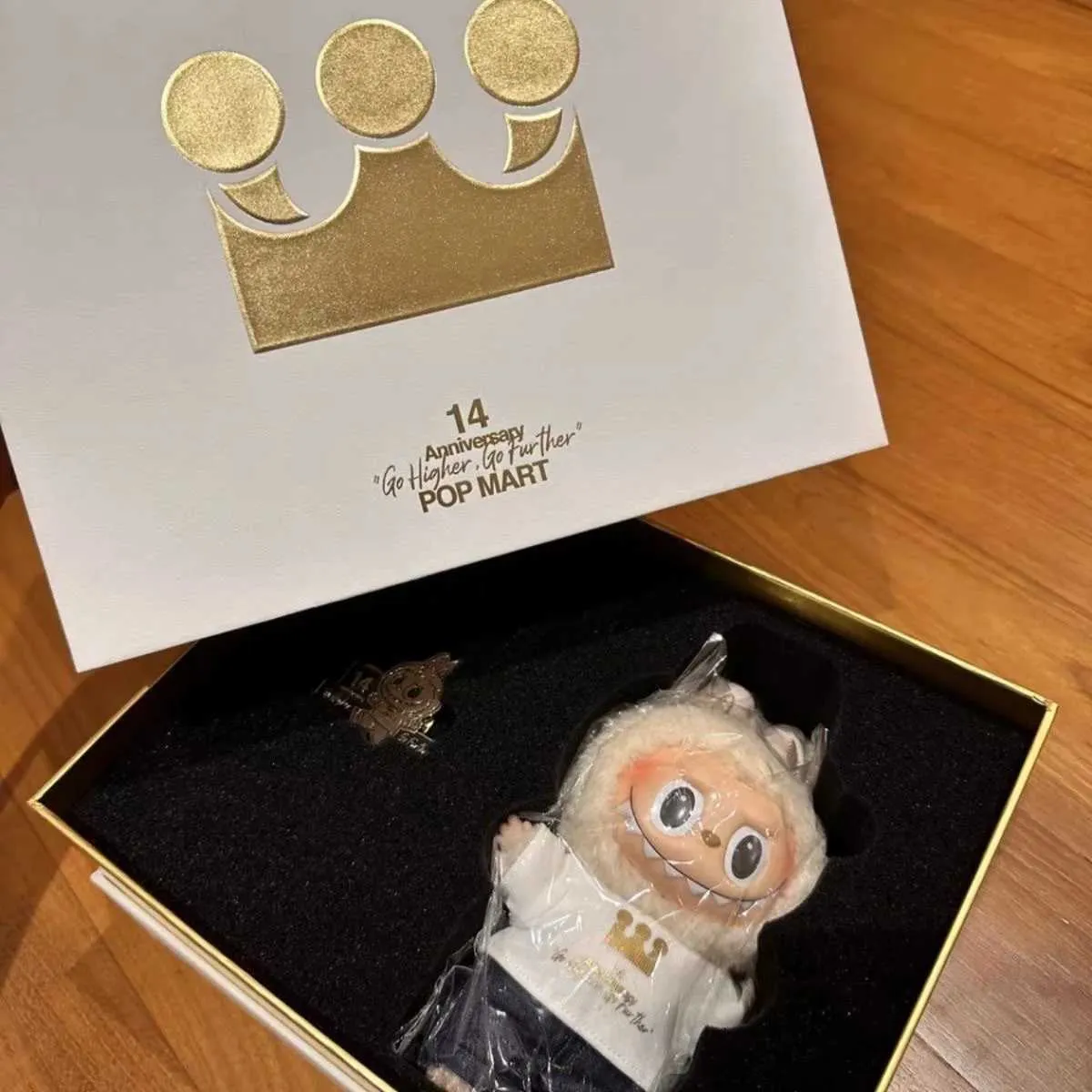 Popmart 14th Anniversary Plush Labubu Russian Doll Gift Boxes With Key ...