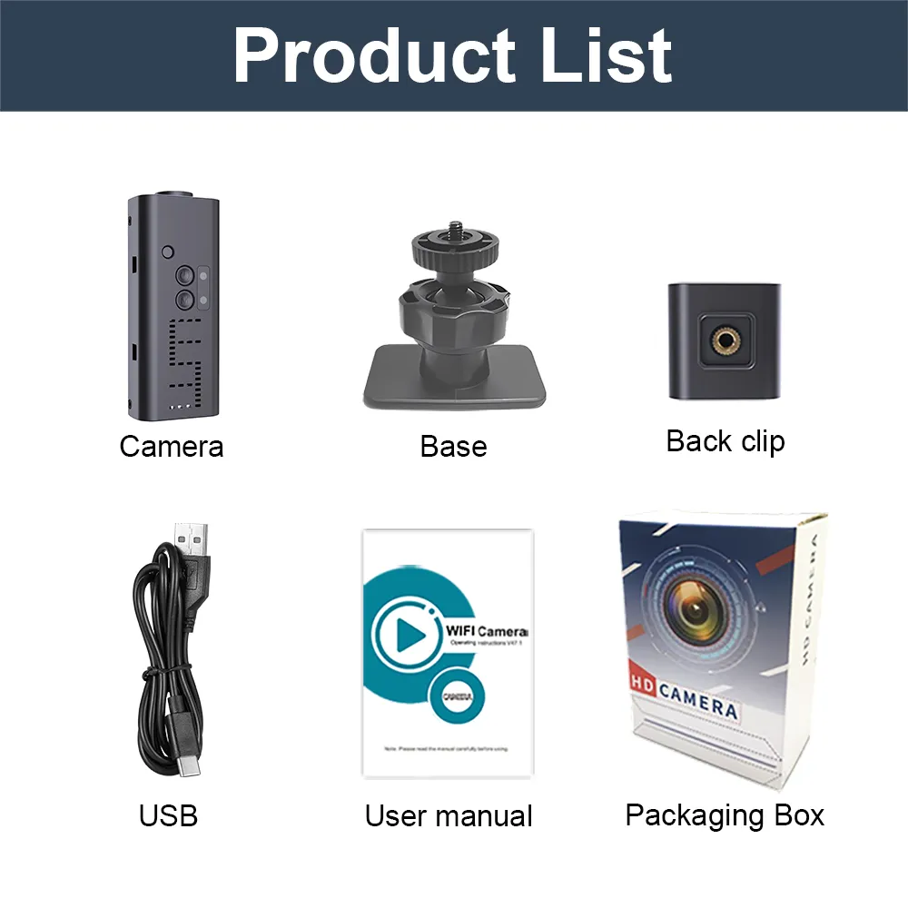 Wireless WiFi Mobile Phone Remote Night Vision Intelligent Home Indoor ...