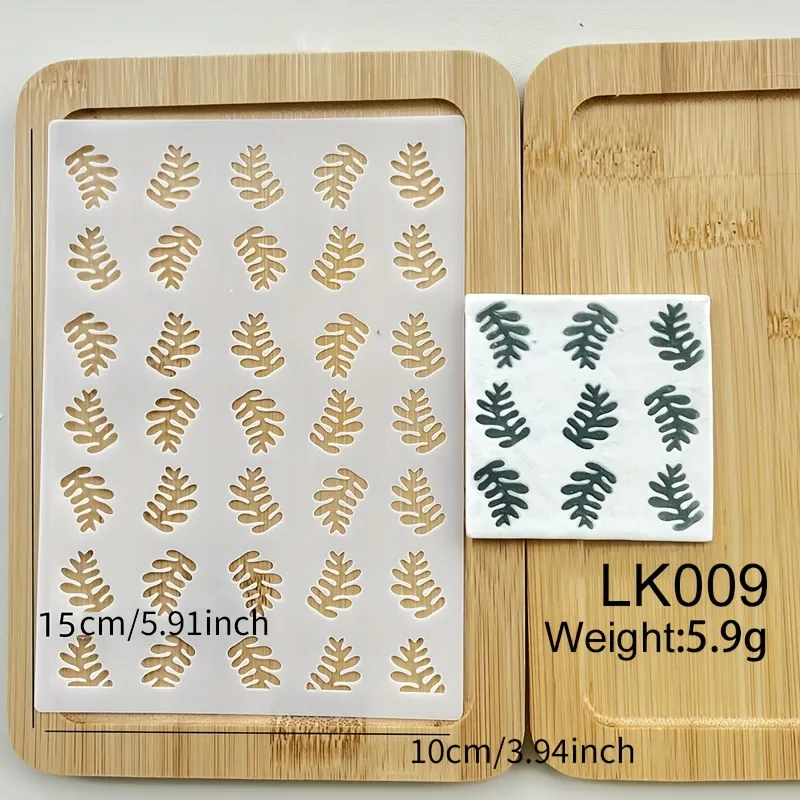 Flower Green Plant Soft Clay Texture Sheet Dough Embossing Printing ...