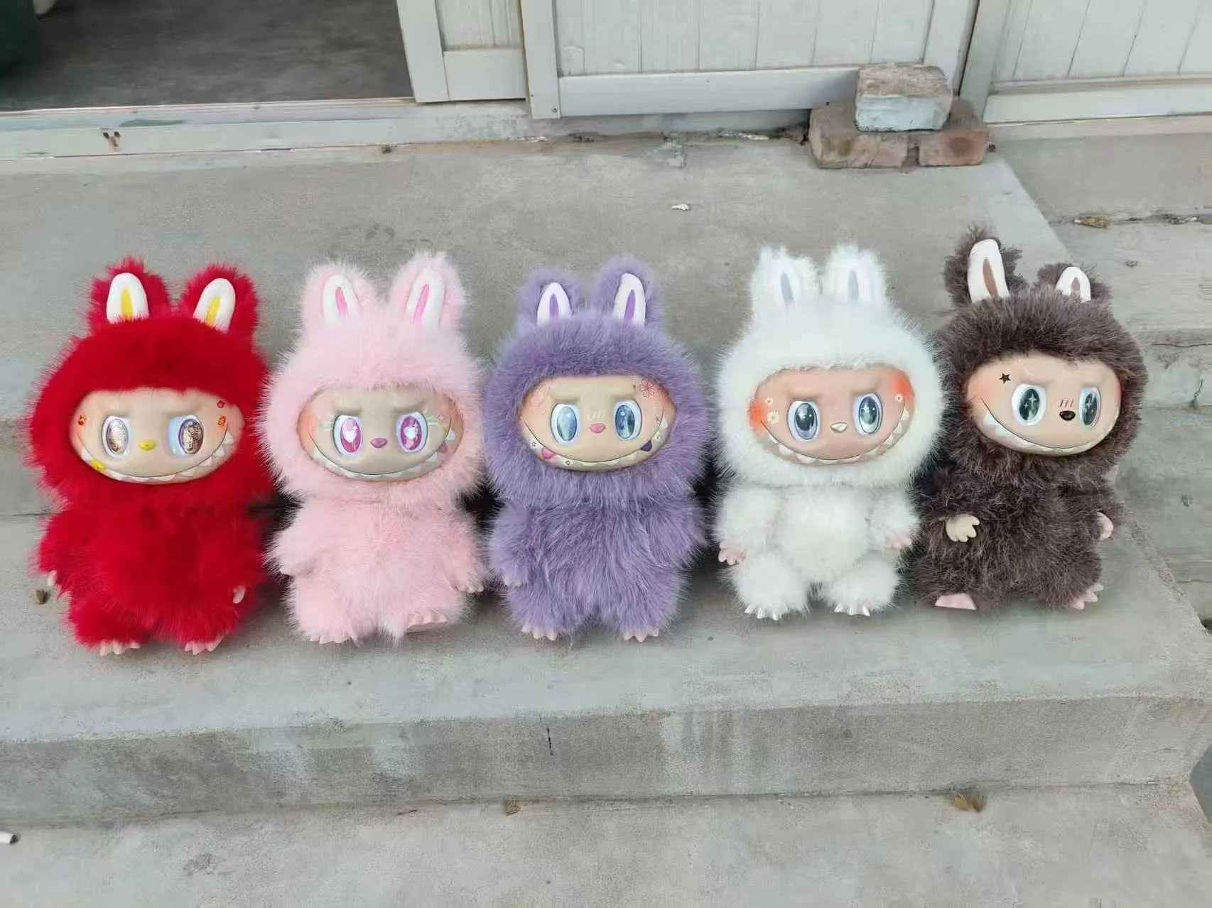 Labubu ZIMOMO Big Chief Garu Pucca Plush 38cm Vinyl Face Trendy Blind ...