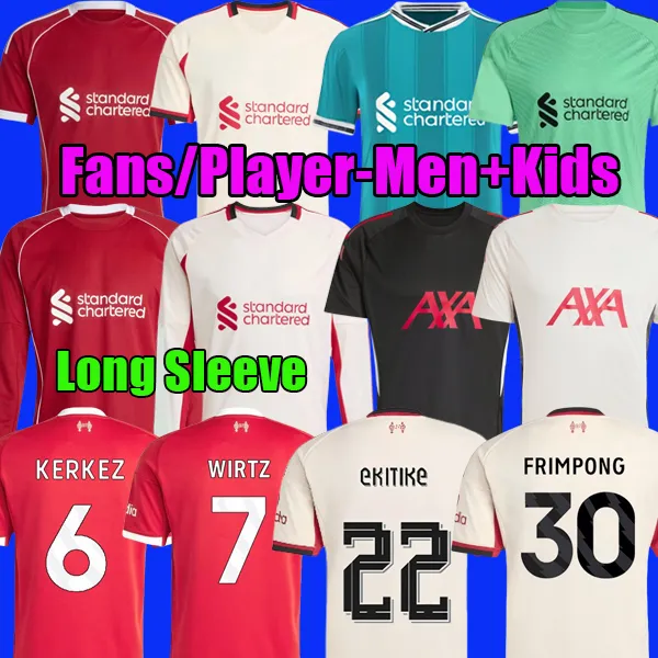 THAILAND 2025 2026 SALAH WIRTZ Soccer Jersey Luis Diaz & Darwin Nunez ...