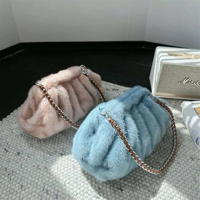 Moods Pleated Design Faux Fur Shoulder For Women 2024... From Yanfeibag ...
