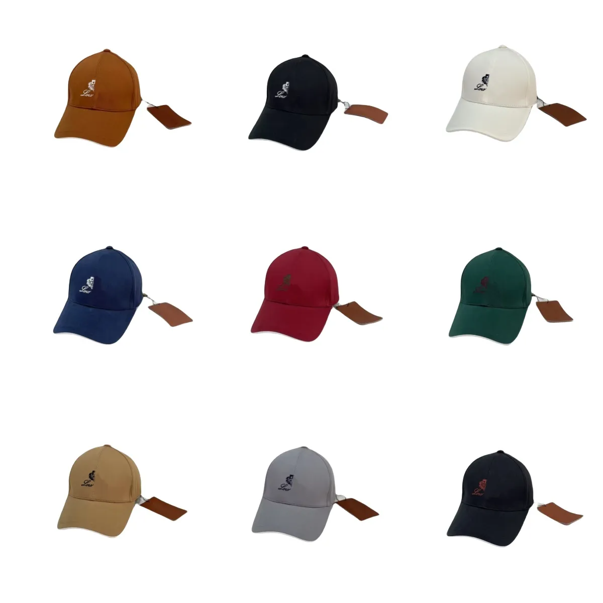 Designer Cotton Baseball Cap Letter Embroidered Fashion Casual ...
