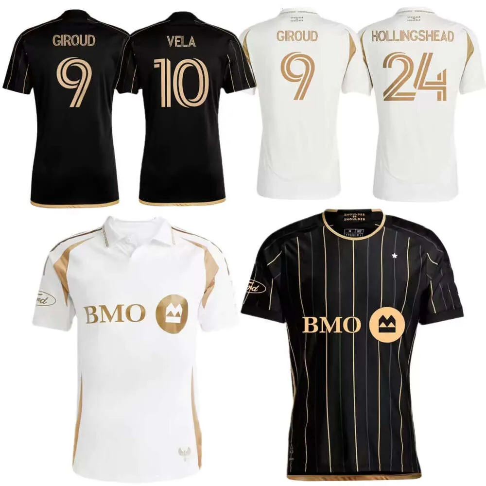LAFC 2025 2026 Los Angeles FC Football Jersey GIROUD VELA HOLLINGSHEAD ...