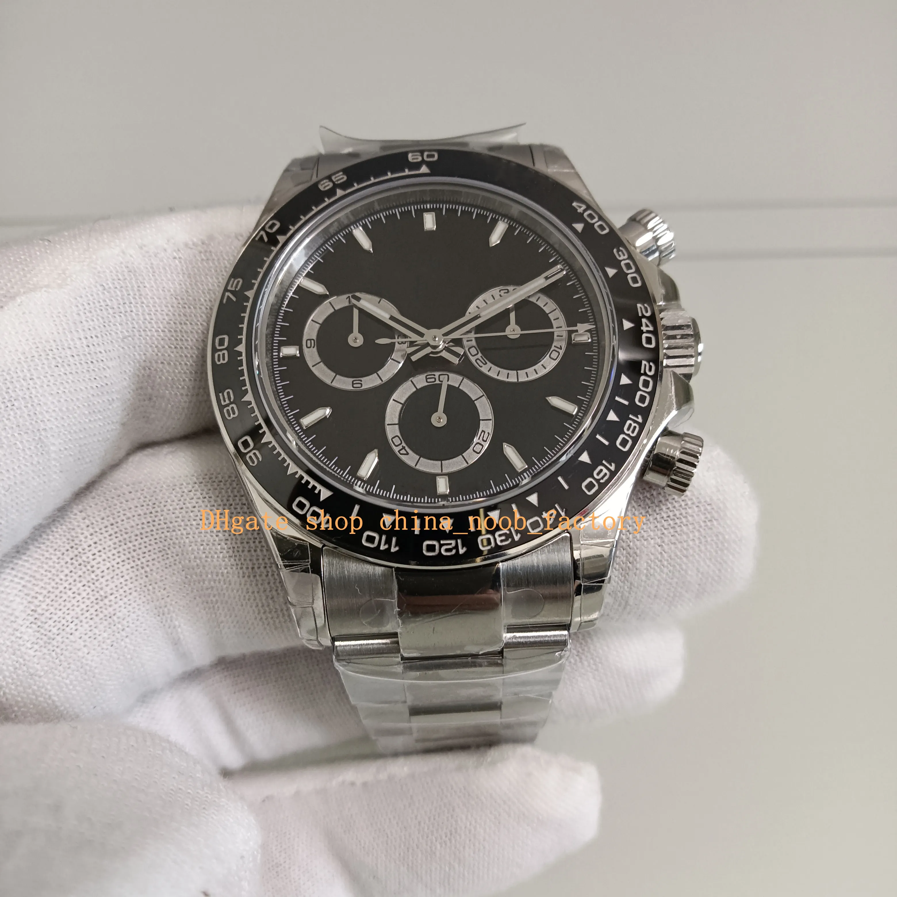 Real Photo Mens Chronograph Watch Super CAL.4131 Movement Men 40mm ...