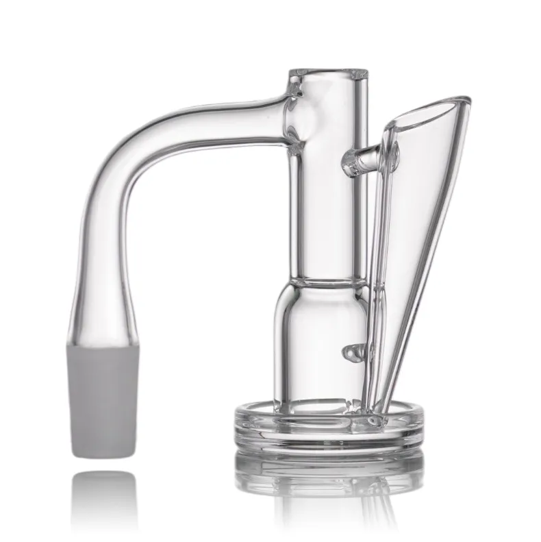 Full Weld Beveled Edge Quartz Terp Slurper Banger With Slide OD 10mm ...