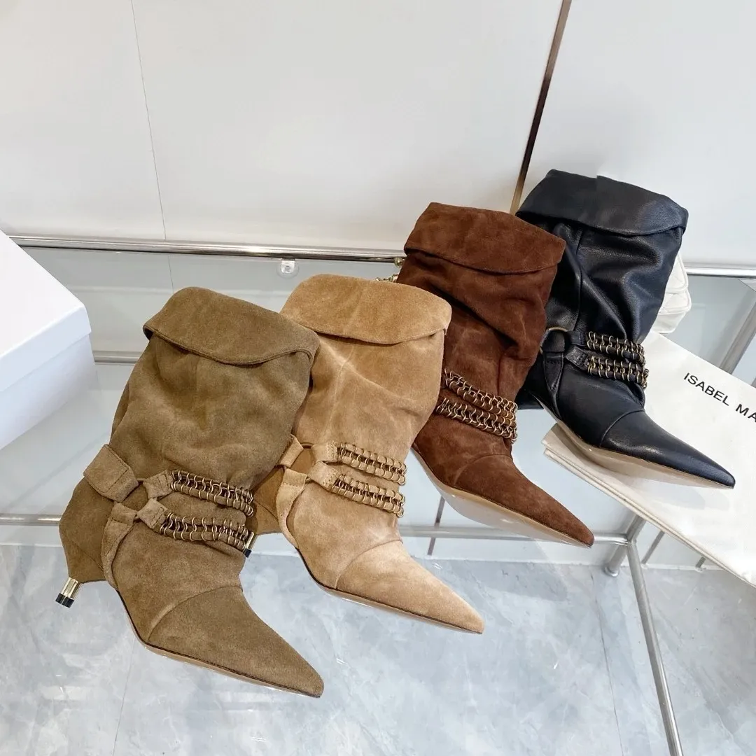 Lady Vintage Boots Womens Designer Platform Boots Luxury Shoe Suede ...