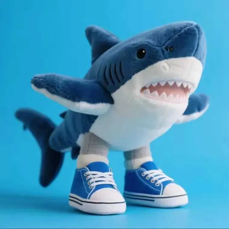Italian Brainrot Tralro Trala Blue Whale Doll 30cm Soft Stuffed Anime ...
