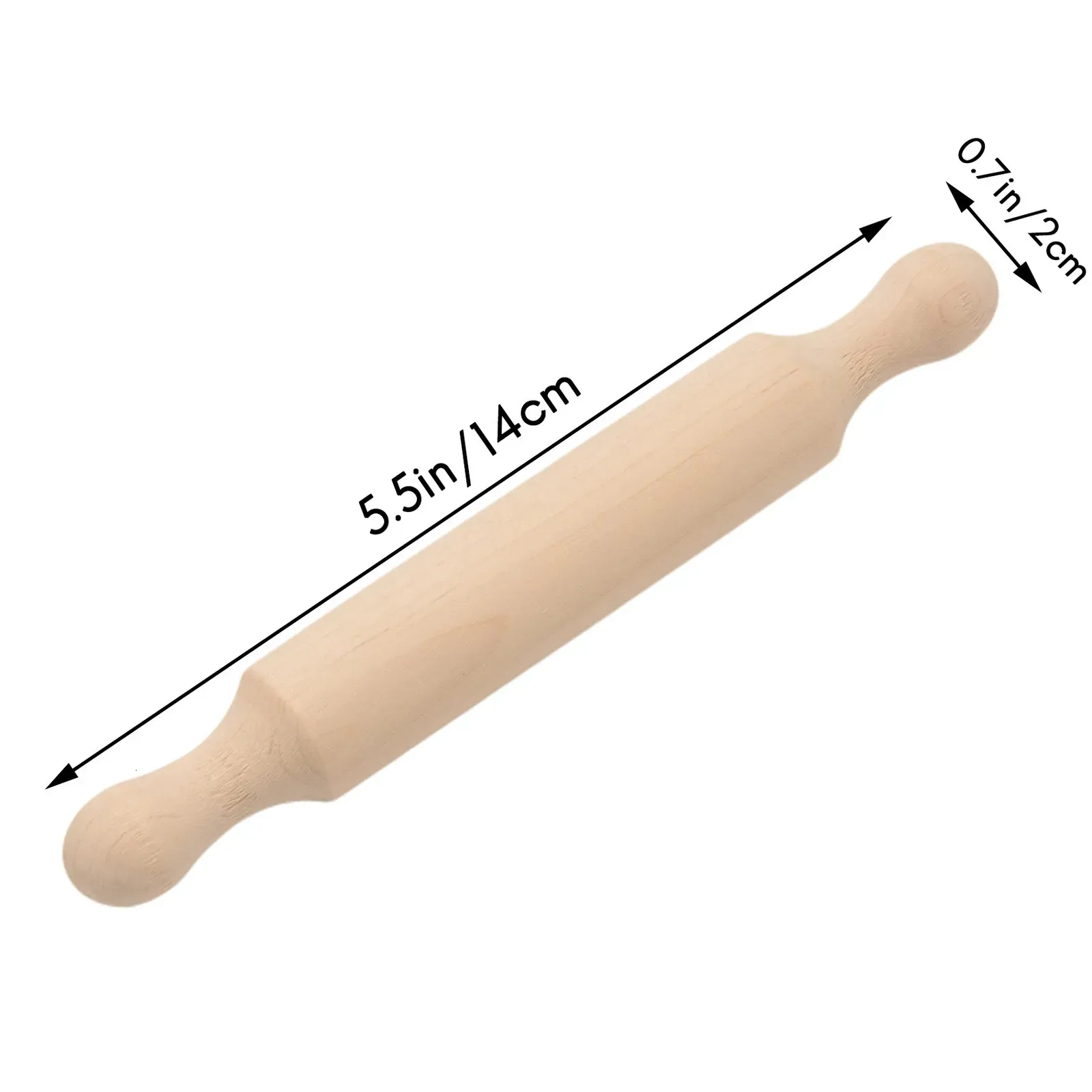 Wooden Mini Rolling Pin 6 Inches Long Kitchen Baking... From ...
