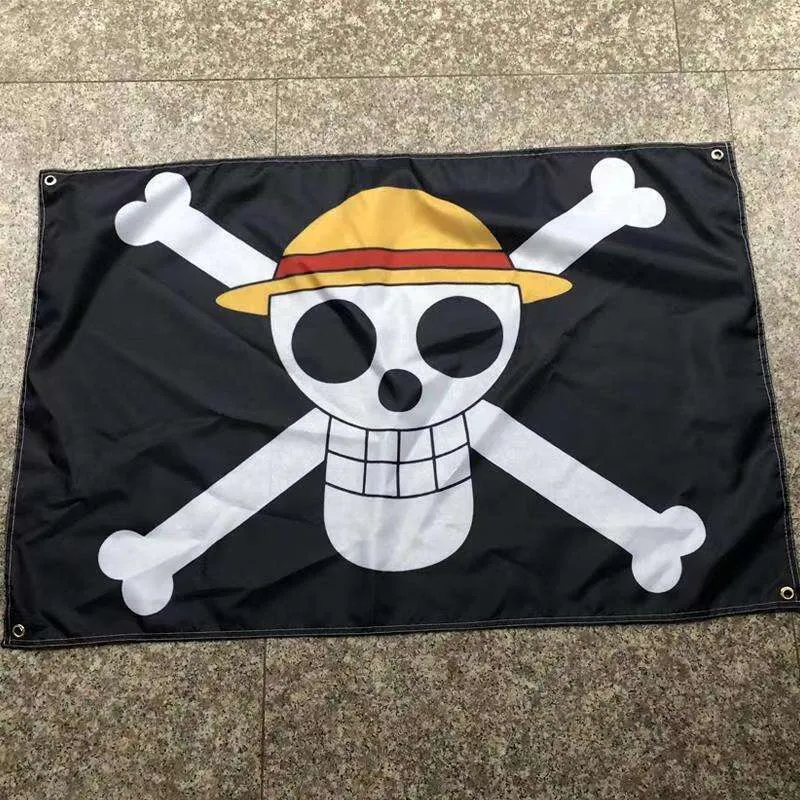 Pirate Halloween Banner Luffy One Piece Anime Hanging... From Lyj2468 ...