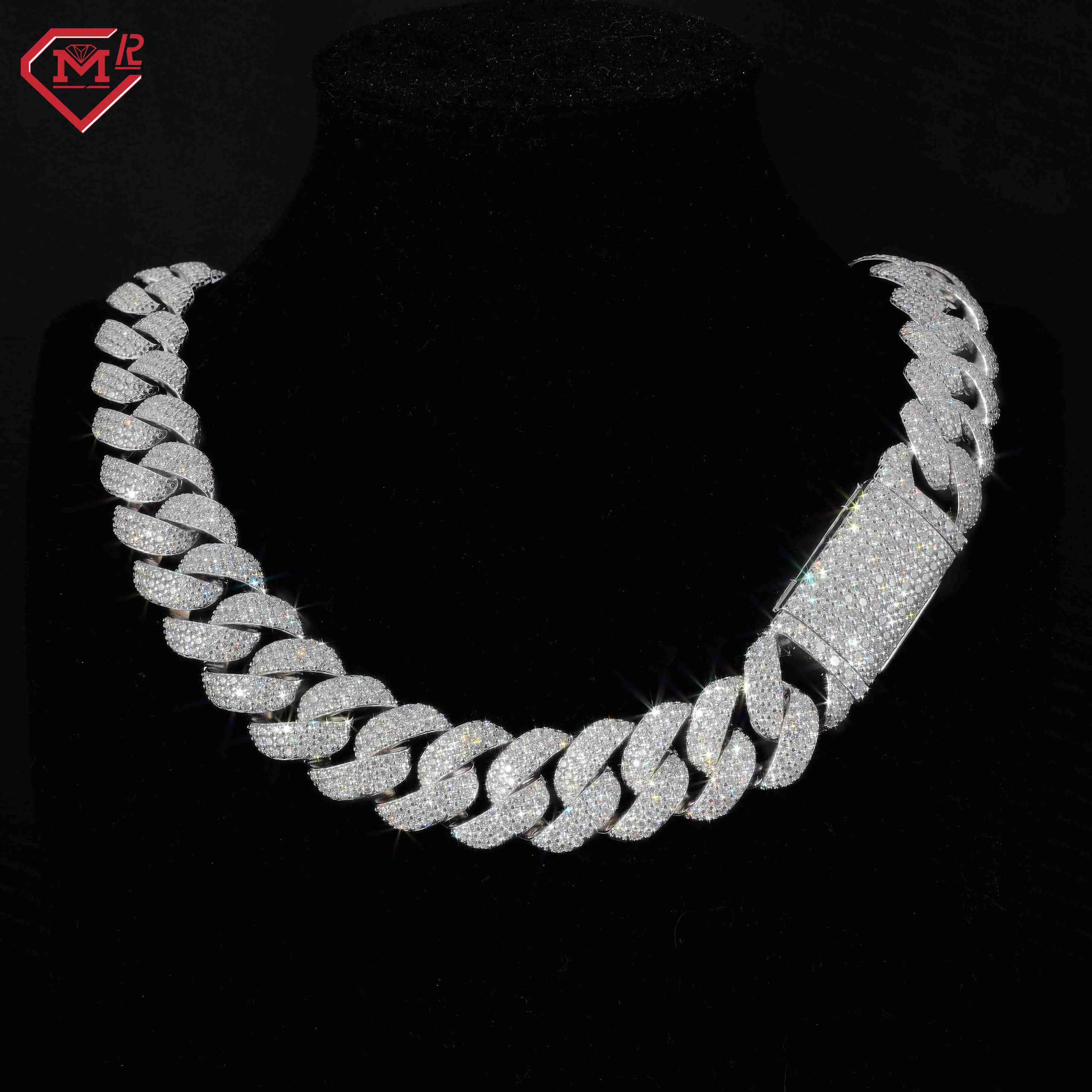 16MM Miami Moissanite Cuban Link Chain Stock 925... From Uu898, $30.16 ...