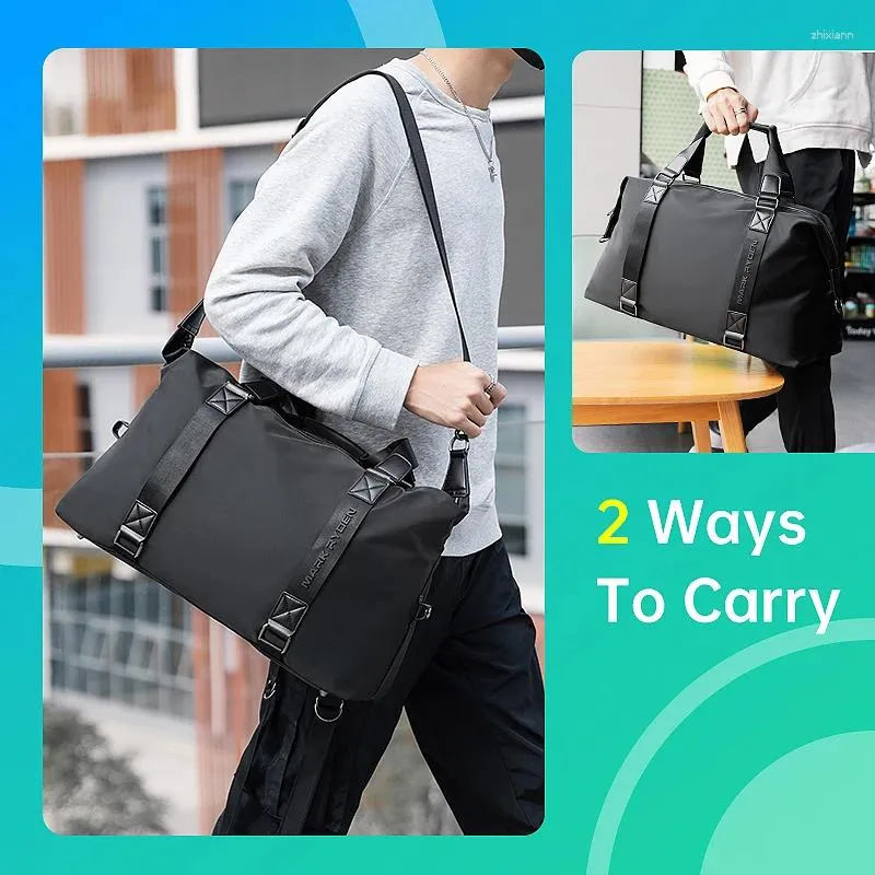Duffel Bags MARK RYDNE Large Capacity Waterproof Travel Duffle Bag Gym ...