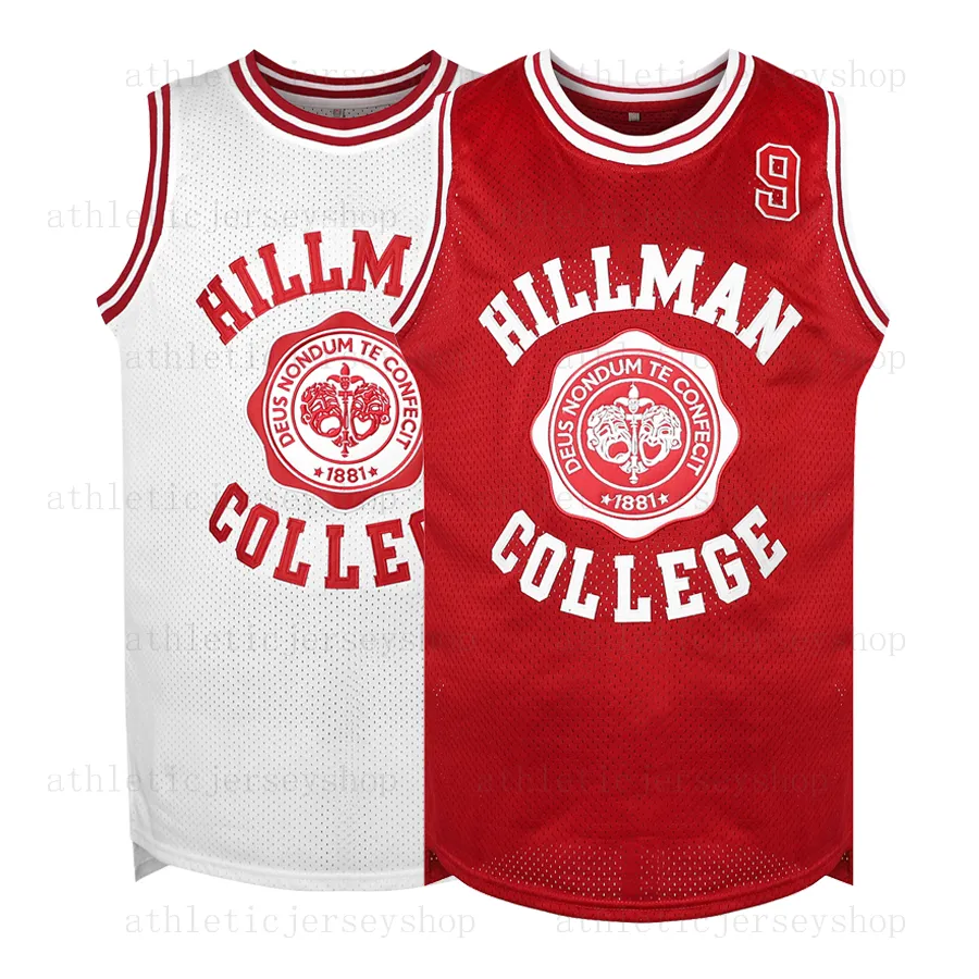 Dwayne Wayne 9 Hillman College Mens Sleeveless Polyester Basketball ...
