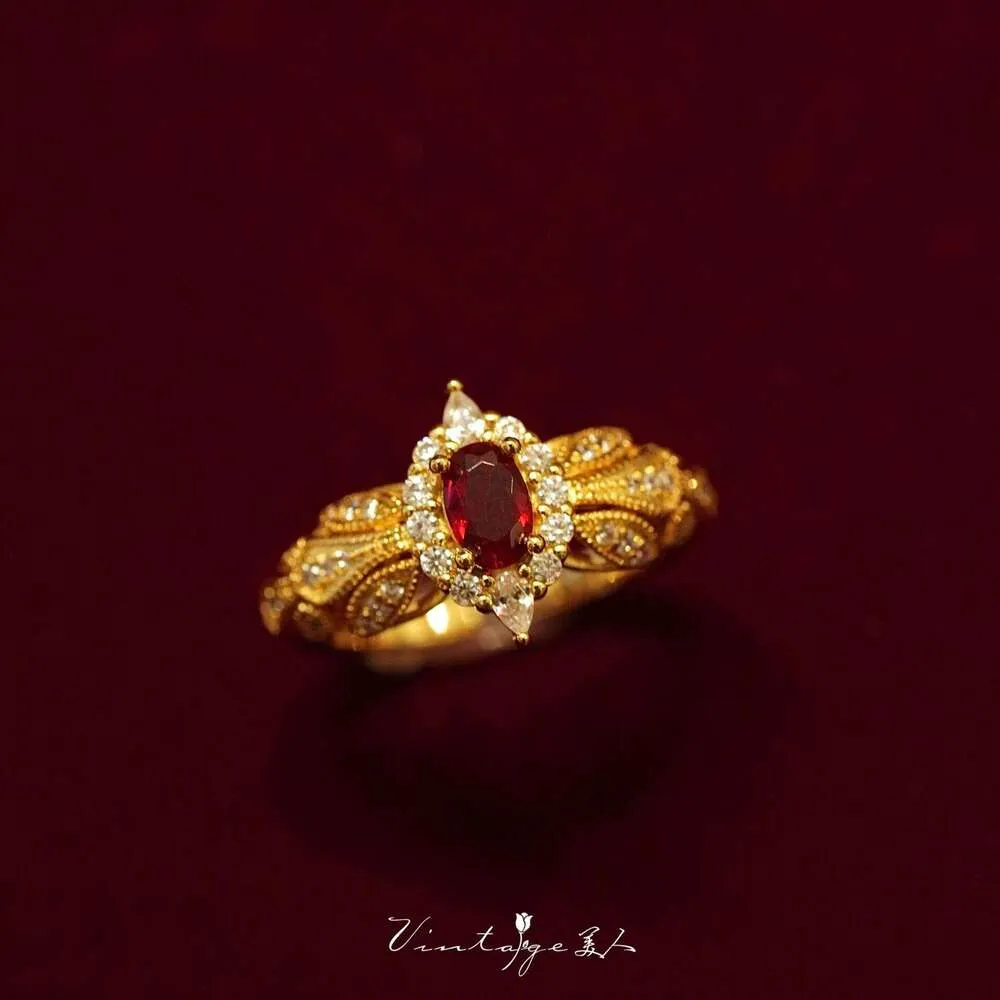 Puerto Rico French Court High End Design Niche Shiny Brightening Red ...