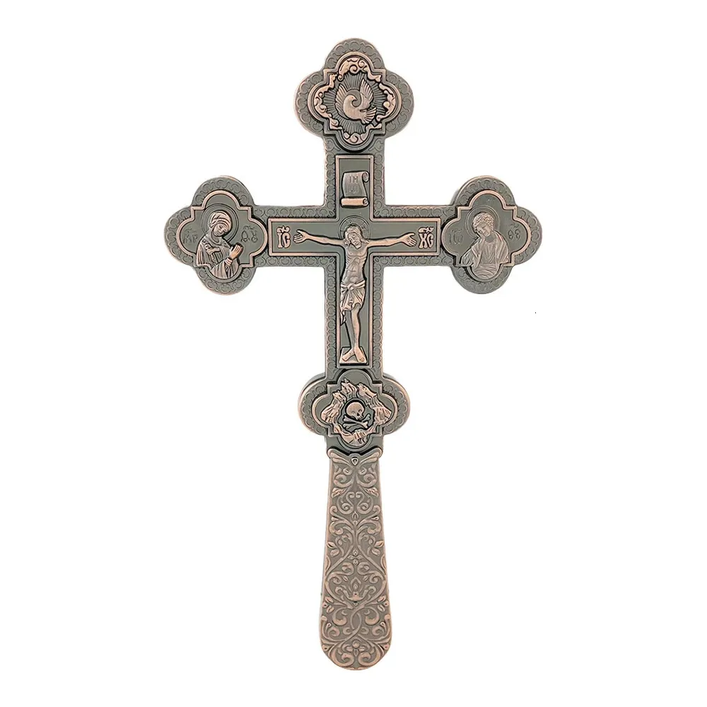 Gold Jesus Orthodox Cross 8.5 Inch Zinc Alloy... From Jiao07, $16.49 ...