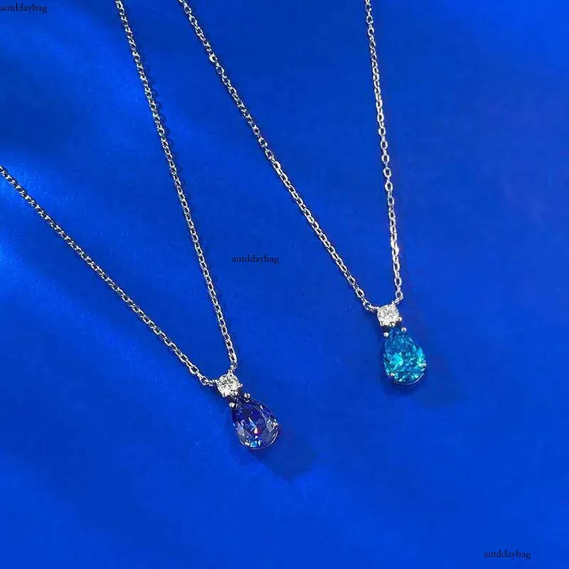 Water Drop Pendant Necklace 1005 Sterling Silver 18K Gold Plated ...