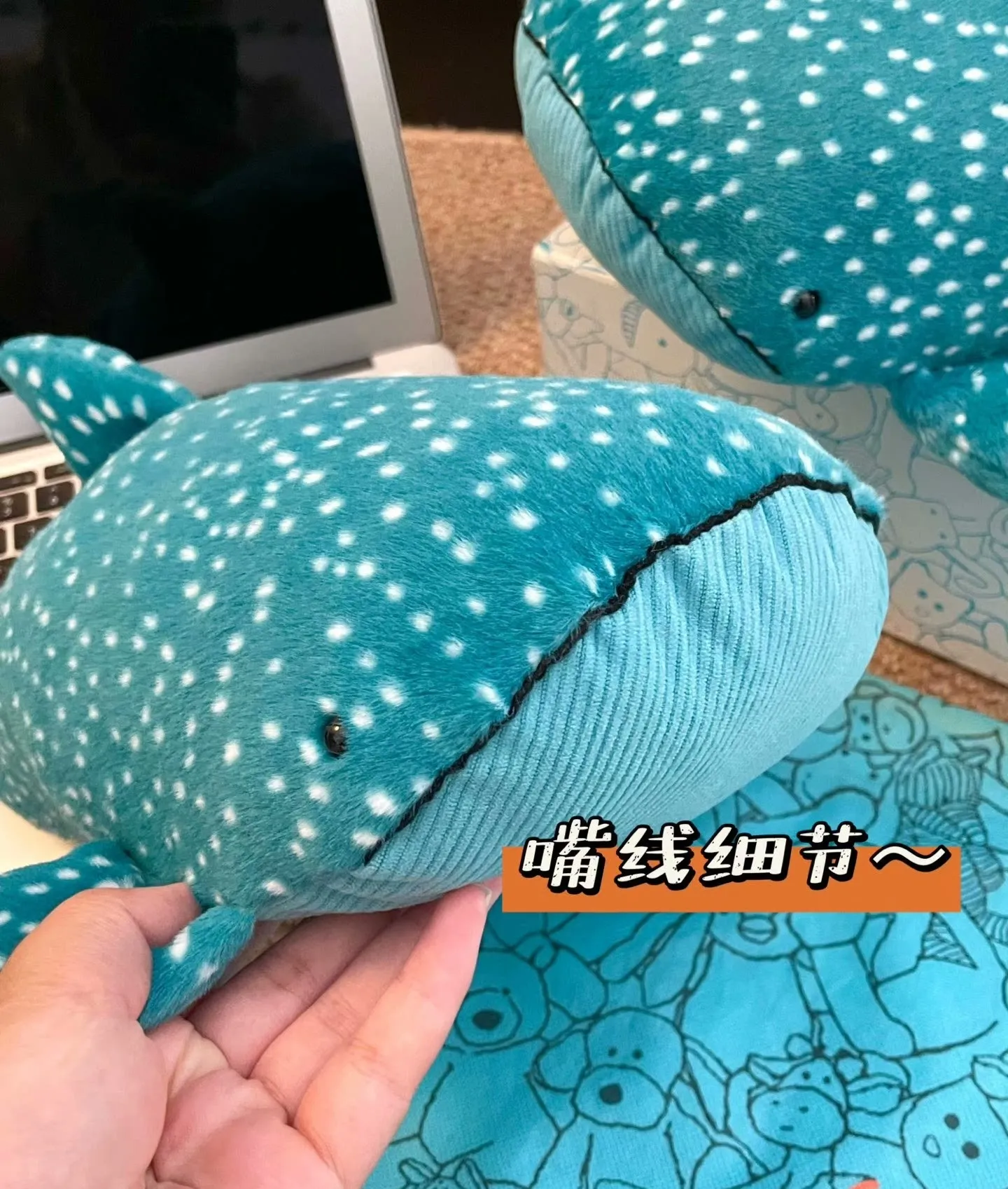 Shark Plush Toy Pillow Whale Shark Plush Childrens Soft Whale Body ...