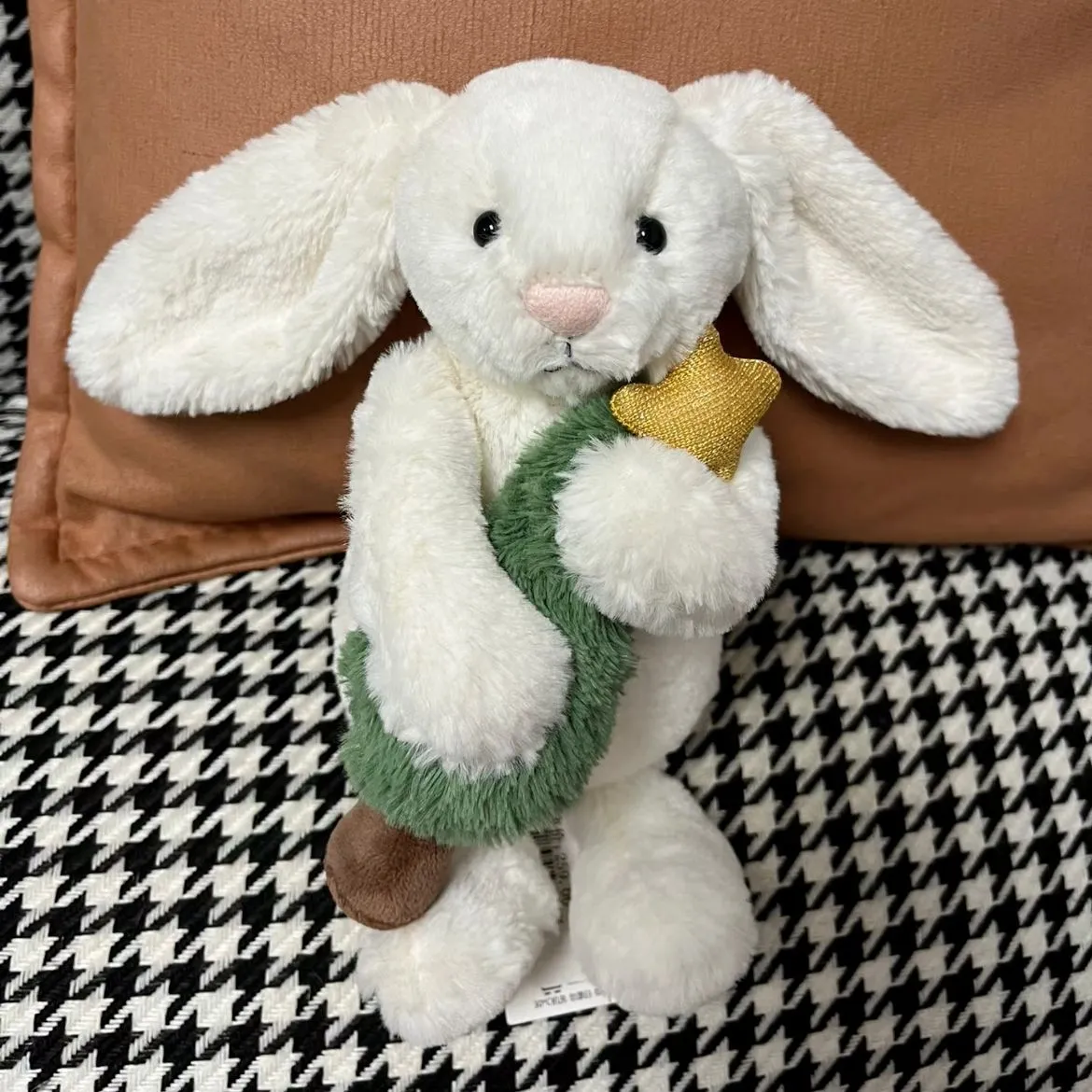 Dolls Jellycat Bashful Bunny & Cat Plush Toys with Tree, Children's ...