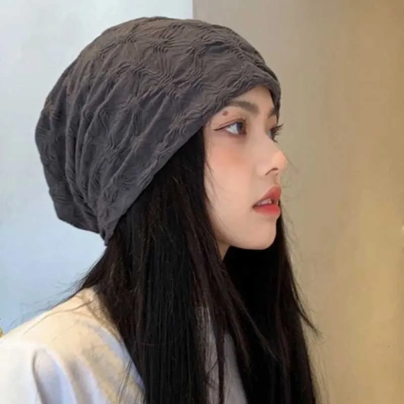 Cowboy Silk Skull Cap Beanie, Slouchy Black Skullcap... From Agoyoanye ...