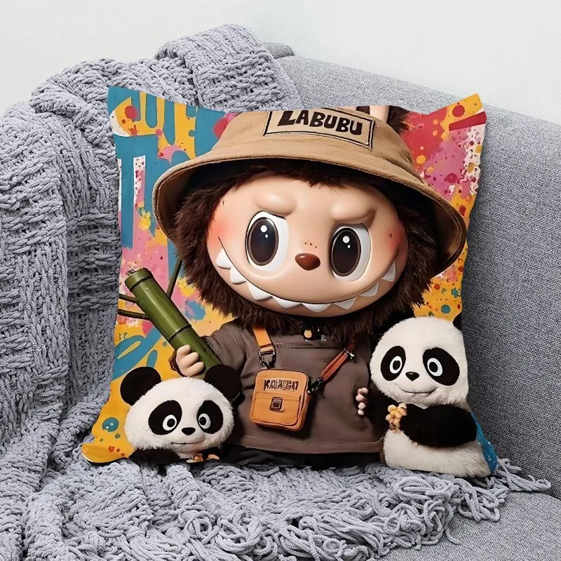 Labubu Cartoon Throw Laura Park Pillows With Double Sided Patterns For ...