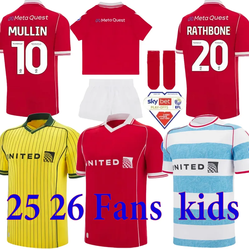Wrexham Soccer Jerseys 2025 Mens & Kids Football Shirts With Mullin ...