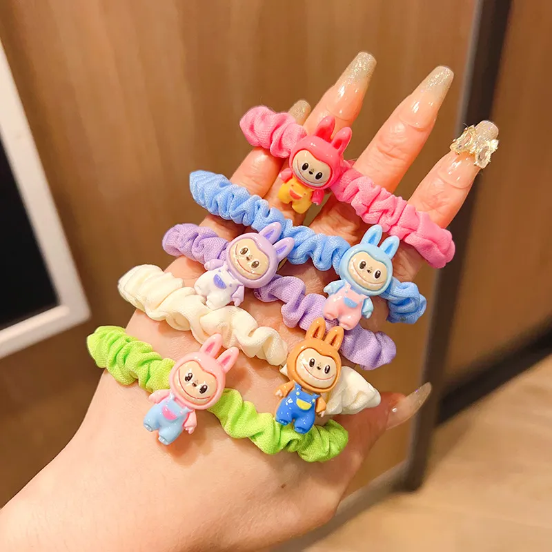 Kawaii Hair Accessories Set: Cute Phone Cord Hair Ties & Rings Toddler ...