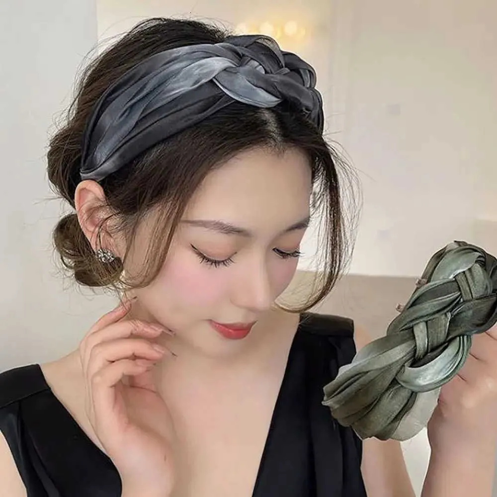 Wen Korean Fashion Wide Twisted Braid Hairband ... From Tidal_front1 ...