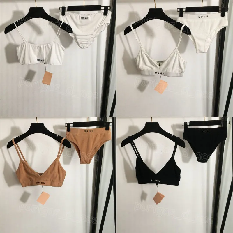 Designer Women's Bra and Briefs Set Luxury Underwear White Black ...