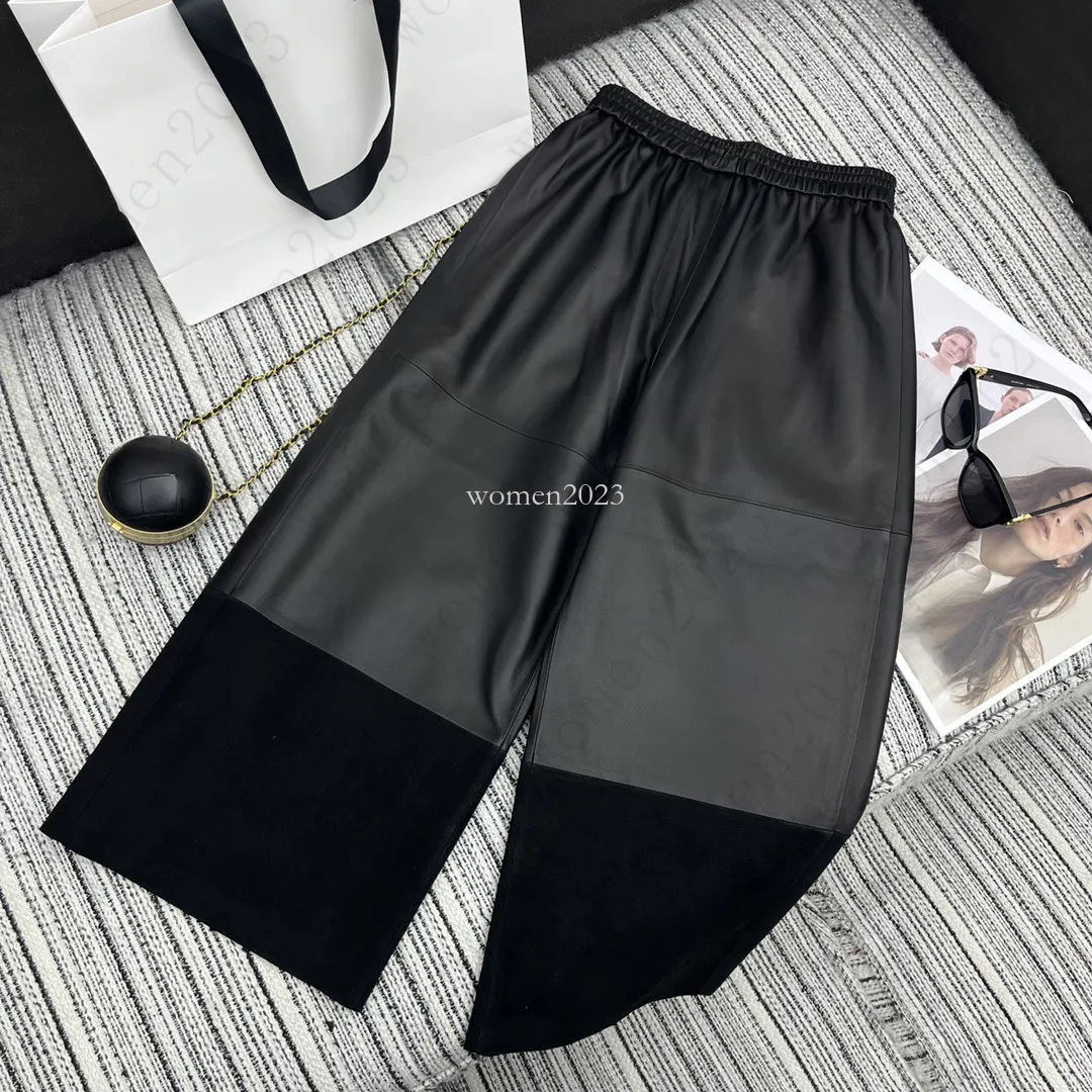 Wide Leg Leather Pants: Women's Designer Style Trousers Fashionable ...