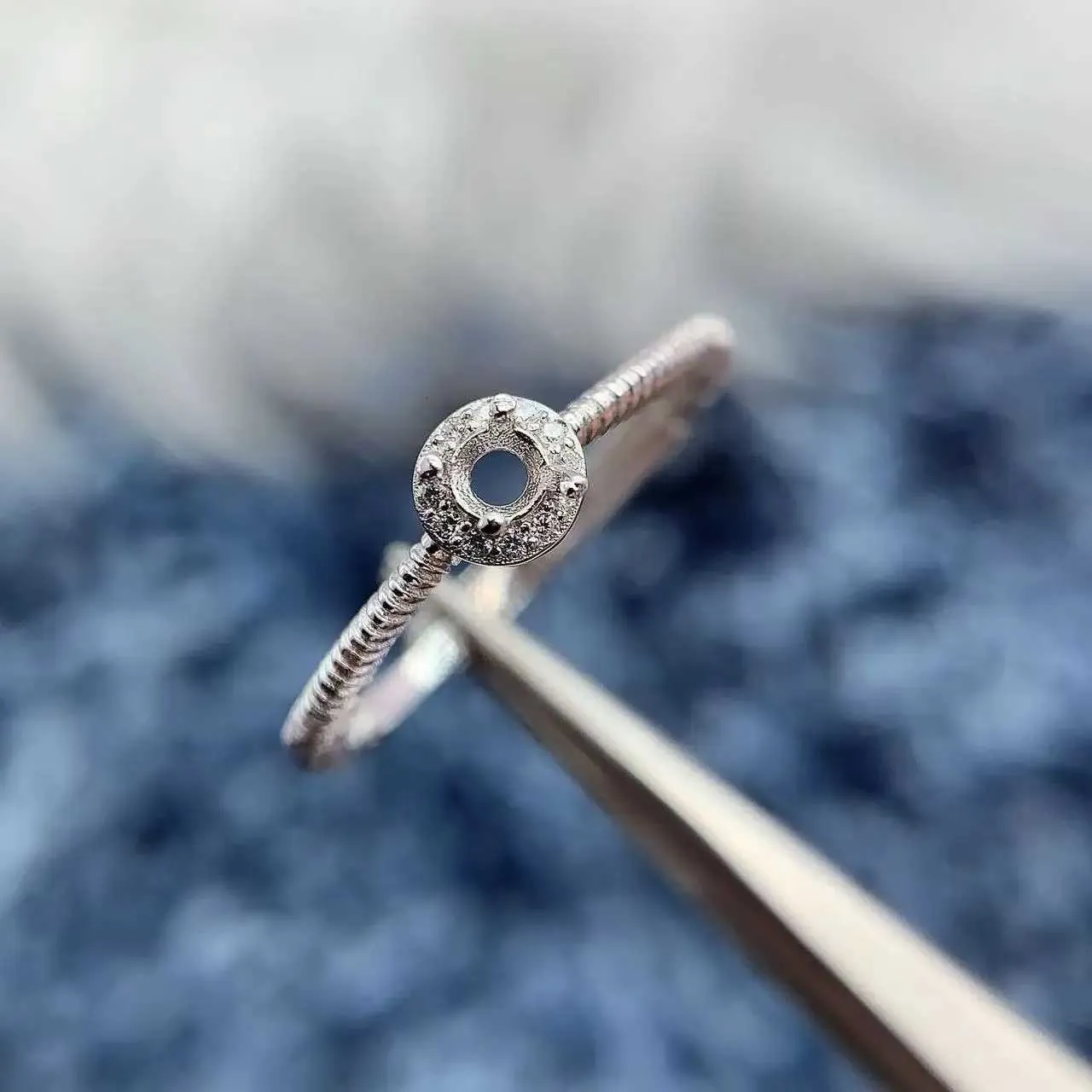 S925 Sterling Silver Open Ring Setting: 3mm Round... From Agoyoanye, $7 ...