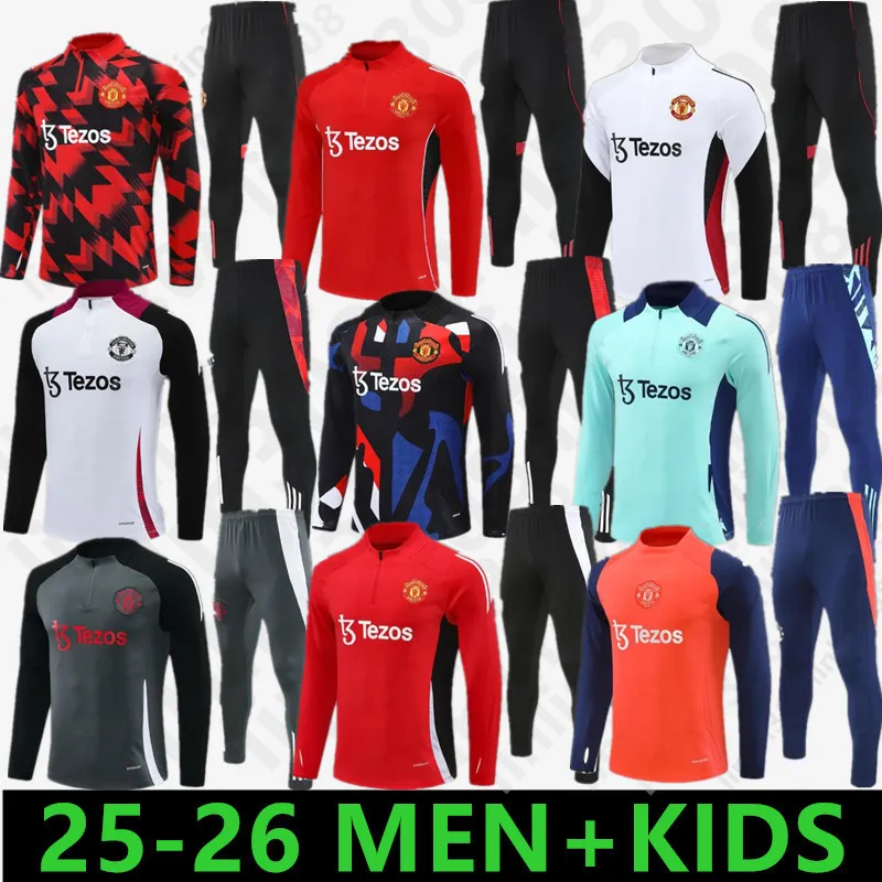24 25 26soccer Tracksuits Men Football Training Suit MARTINEZ CUNHA ...