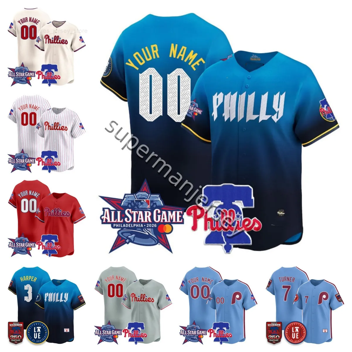Custom Phillies Baseball Mom Apparel All Stitched | Harper 3, Sosa ...